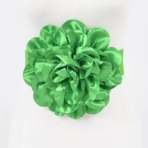 BB Boutique | Accessories | Satin Big Flower Elastic Belt | Poshmark